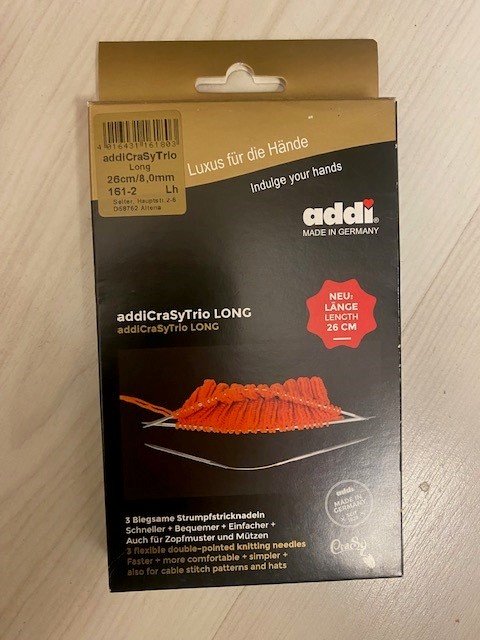 Addi Crasy Trio 26cm long - ADDI - GarnZonen